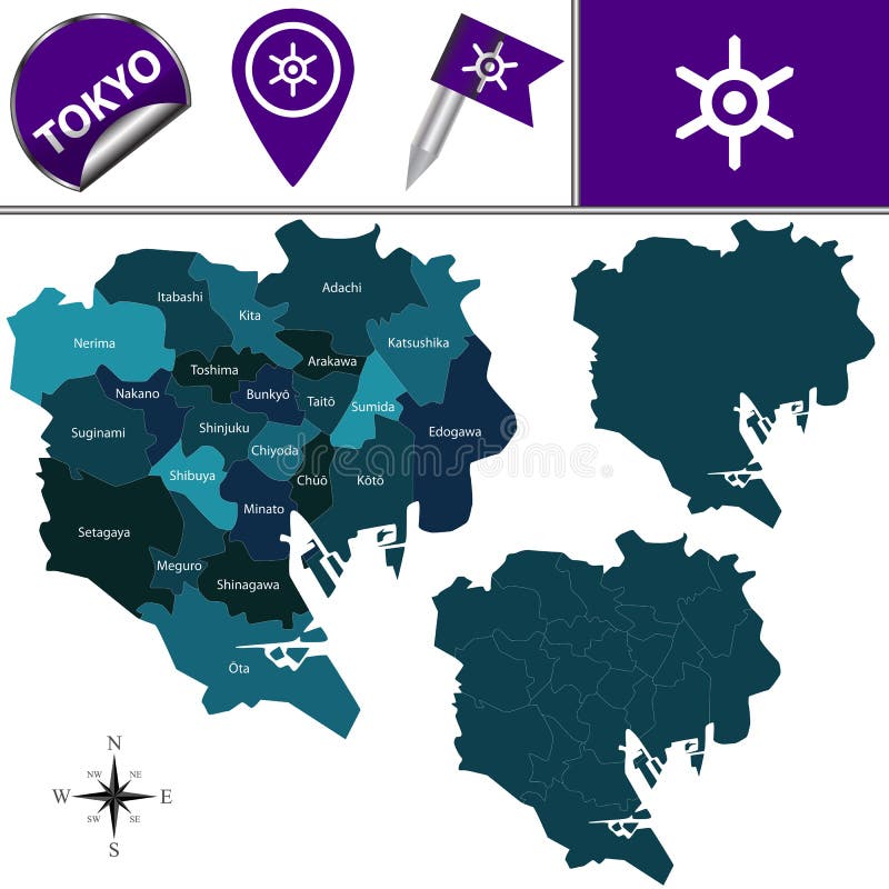 Special Wards of Tokyo City State of Japan, Island Country, Kanto ...