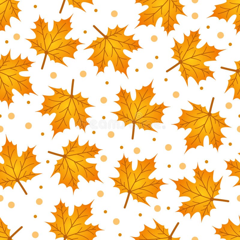 Vector maple leaf pattern stock vector. Illustration of canada - 190489067