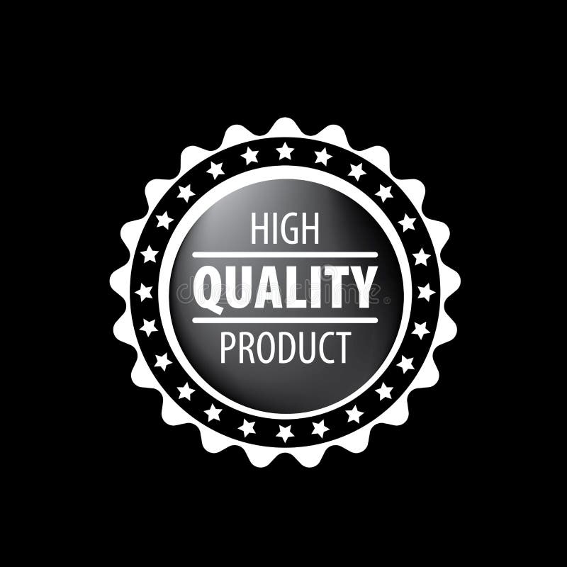 Vector Mark of the Best Quality of the Product Drawn by Hand Stock ...