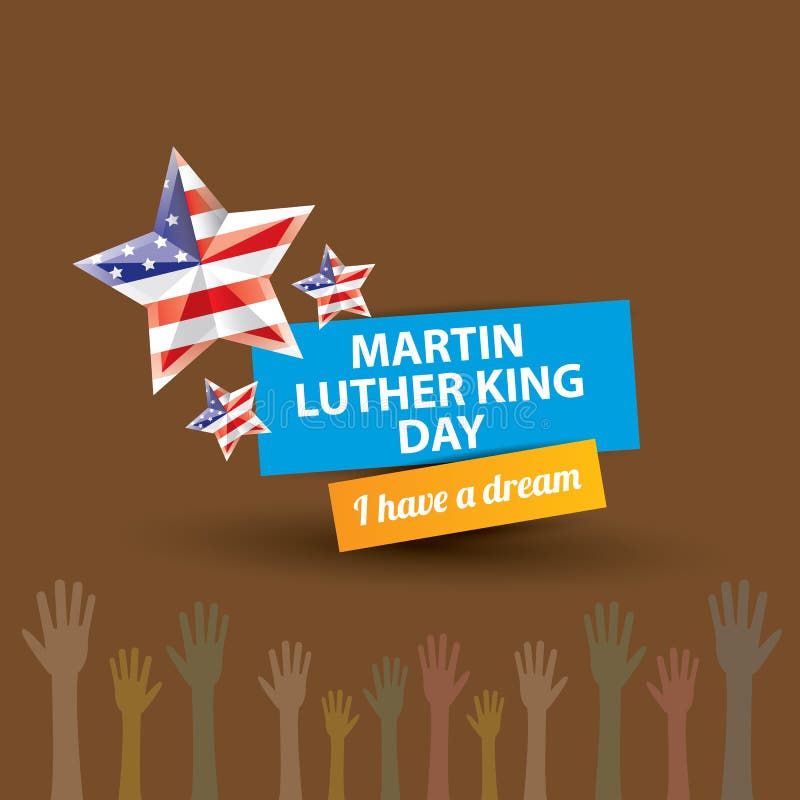 Vector Martin Luther King Day Us Sticker or Label Editorial Photography ...