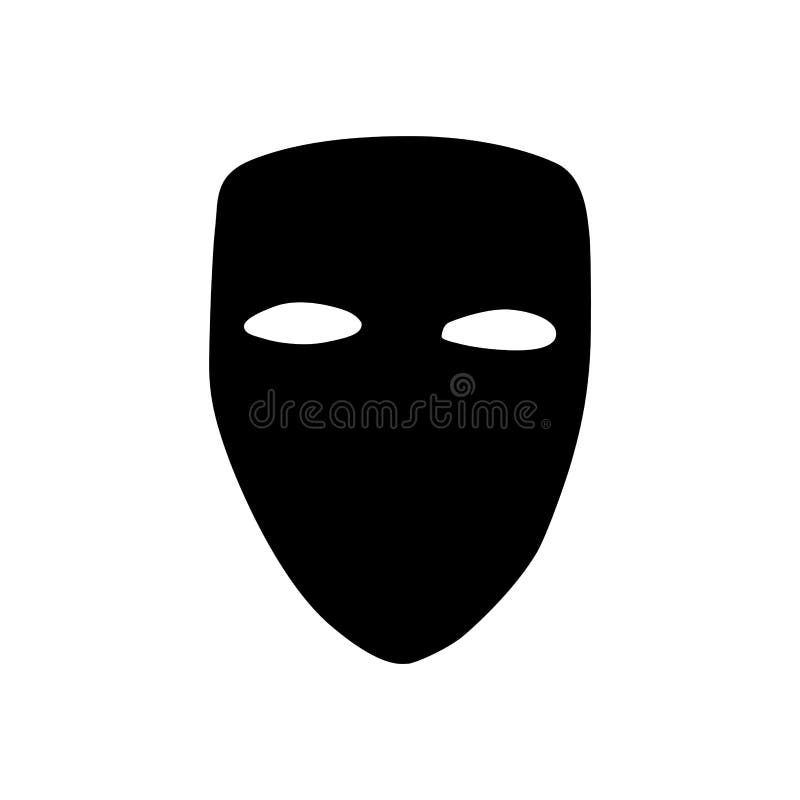 Vector Masks of Criminals, Bandits and Mafia Stock Illustration ...