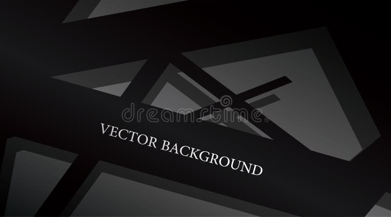 Vector Material Design. Abstract Background with Black Color and Light ...