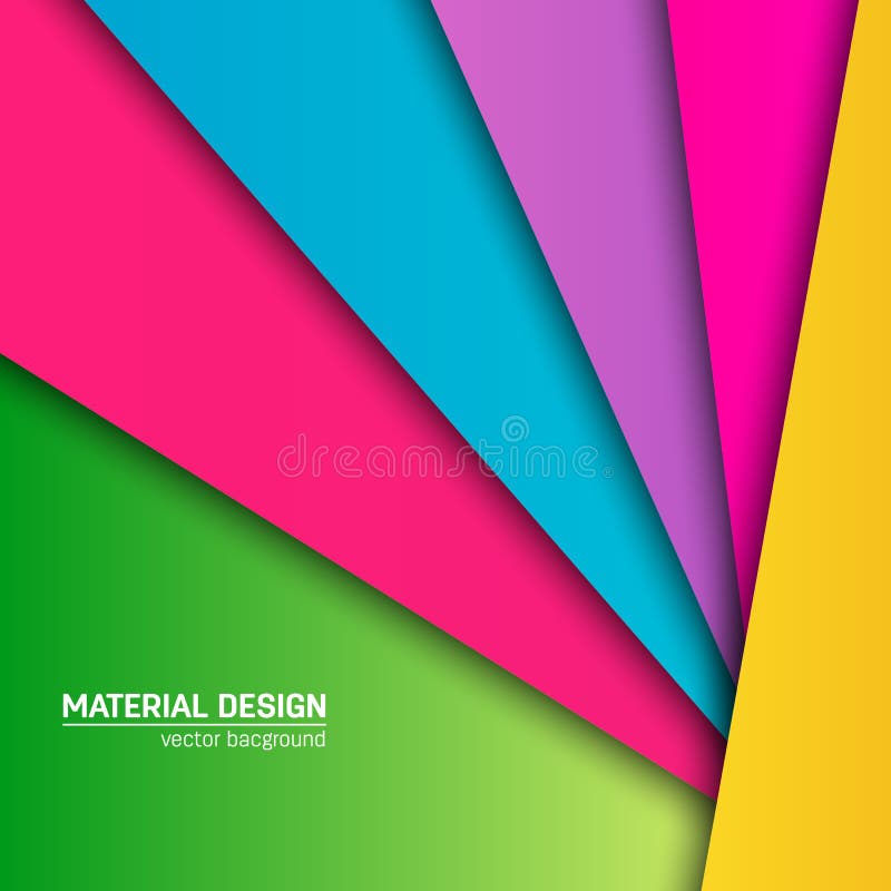 Vector Material Design Background. Abstract Creative Concept Layout ...