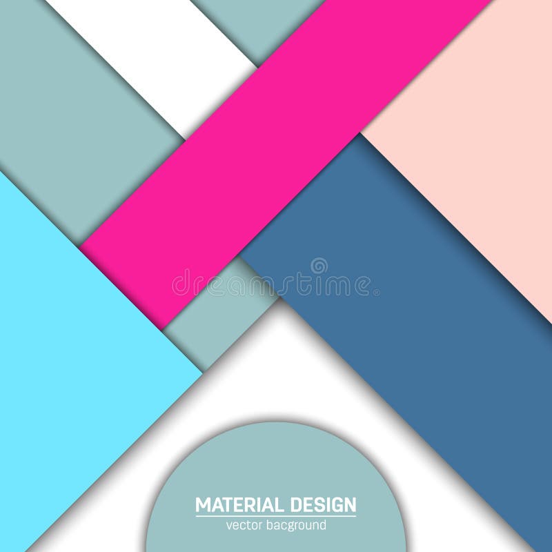 Vector Material Design Background. Abstract Creative Concept Layout ...