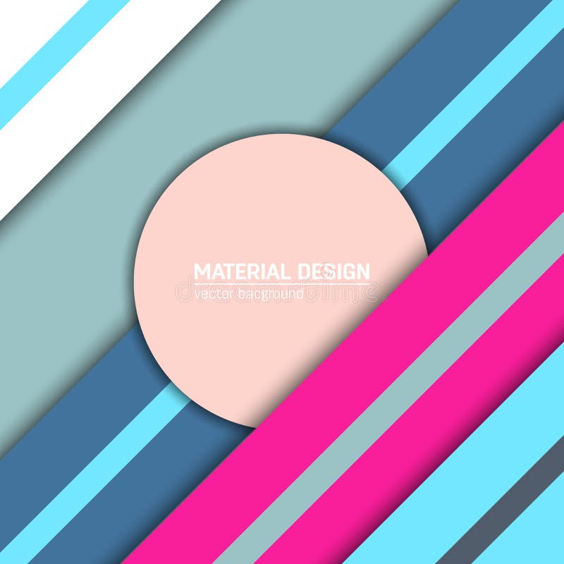 Vector Material Design Background. Abstract Creative Concept Layout ...