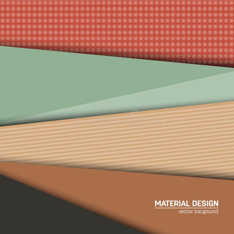 Vector Material Design Background. Abstract Creative Concept Layout ...