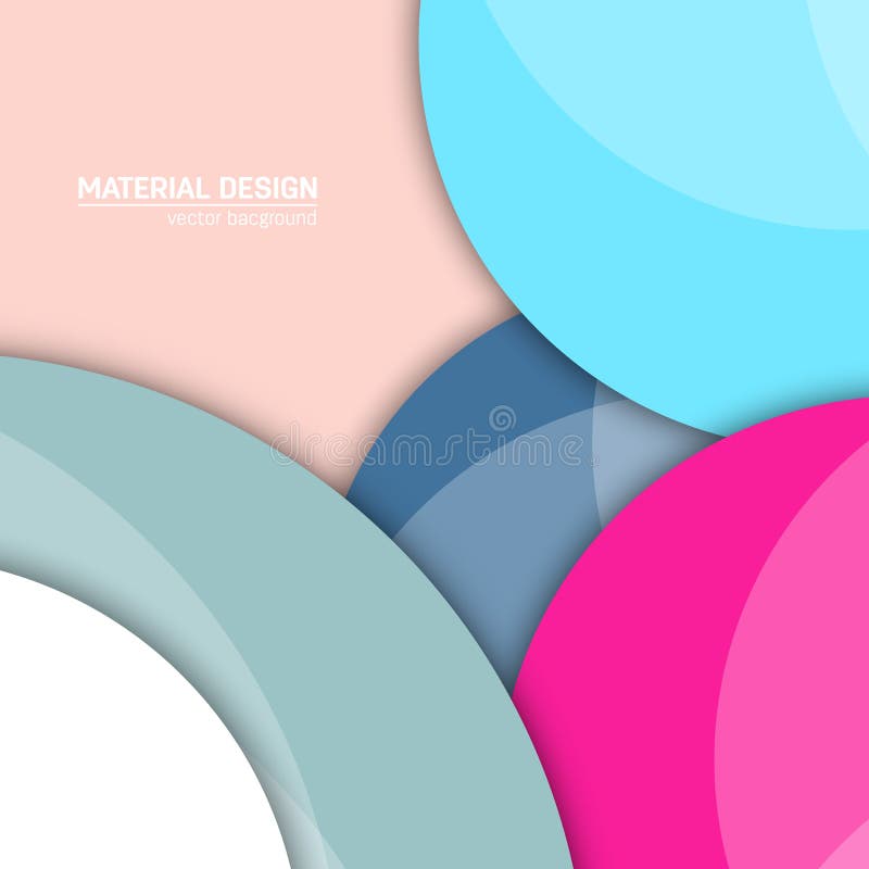 Vector Material Design Background. Abstract Creative Concept Layout ...