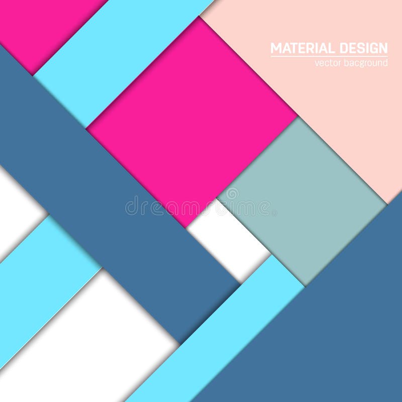 Vector Material Design Background. Abstract Creative Concept Layout ...