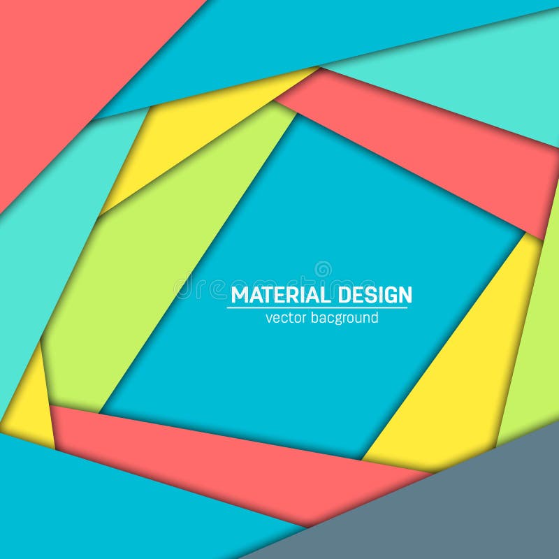 Vector Material Design Background. Abstract Creative Concept Layout ...