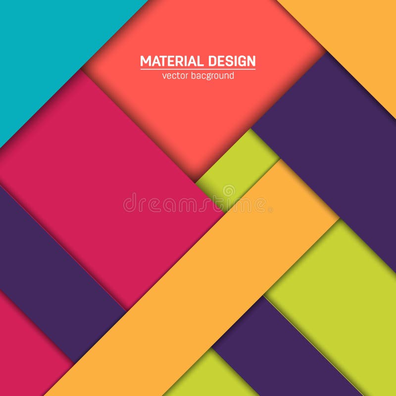 Vector Material Design Background. Abstract Creative Concept Layout ...