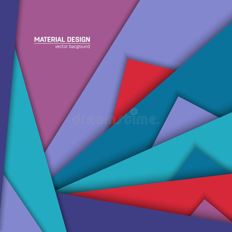 Vector Material Design Background. Abstract Creative Concept Layout ...
