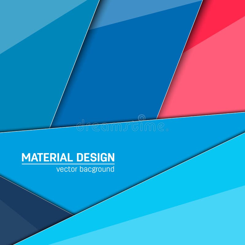 Vector Material Design Background. Abstract Creative Concept Layout ...
