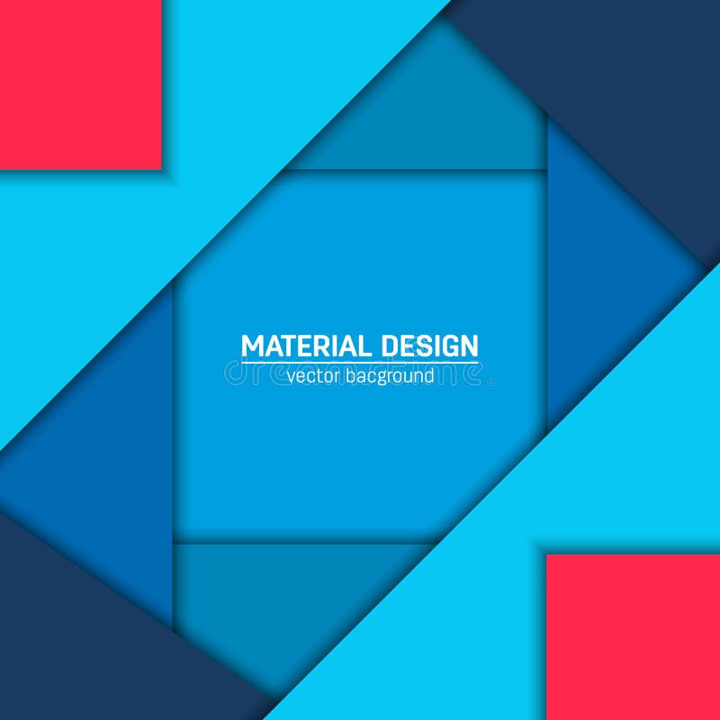 Vector Material Design Background. Abstract Creative Concept Layout ...