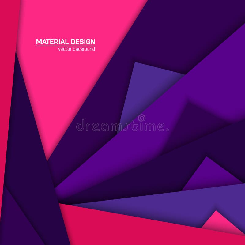 Vector Material Design Background. Abstract Creative Concept Layout ...
