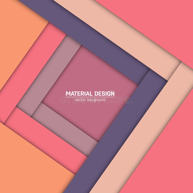 Vector Material Design Background. Abstract Creative Concept Layout ...