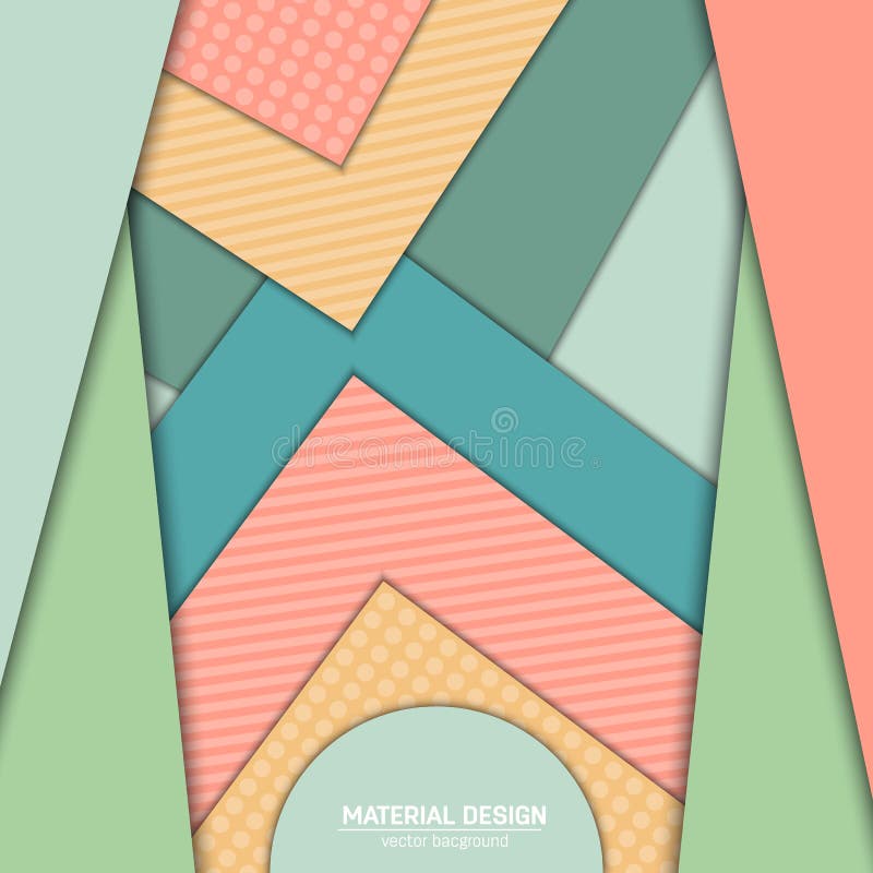 Vector Material Design Background. Abstract Creative Concept Layout ...