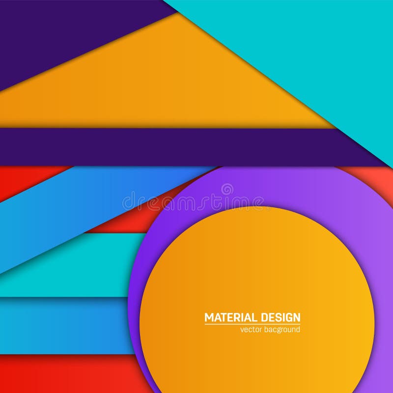 Vector Material Design Background. Abstract Creative Concept Layout ...