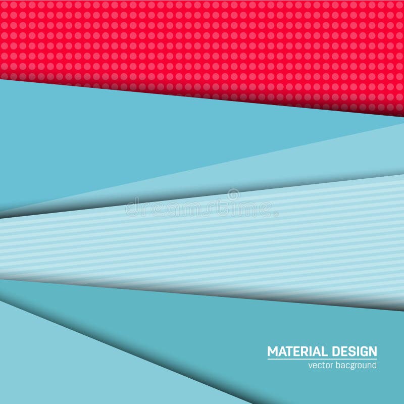 Vector Material Design Background. Abstract Creative Concept Layout Template Stock Illustration ...