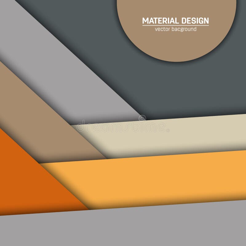 Vector Material Design Background. Abstract Creative Concept Layout ...