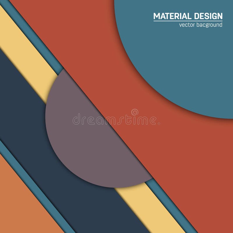 Vector Material Design Background. Abstract Creative Concept Layout ...