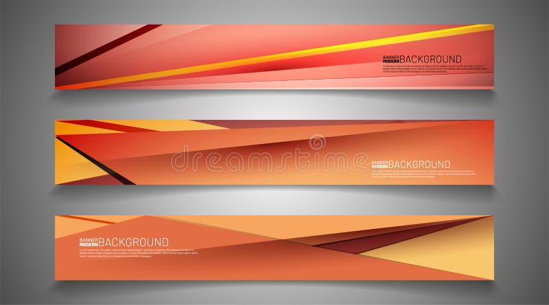 Vector Material Design Banner Background. Abstract Creative Concept of ...