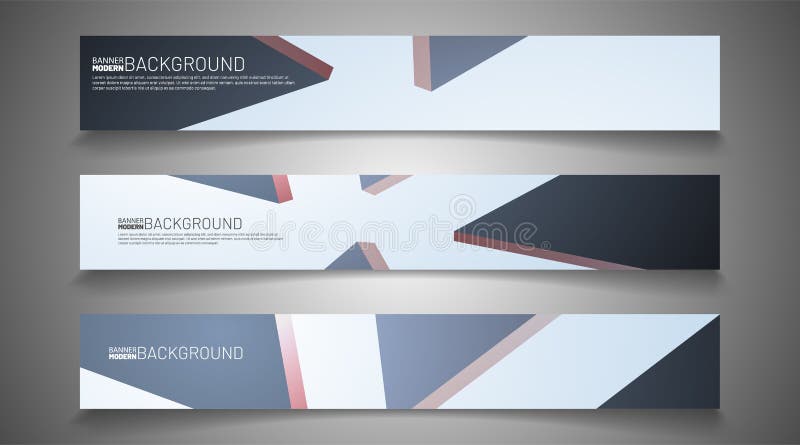 Vector Material Design Banner Background. Abstract Creative Concept ...