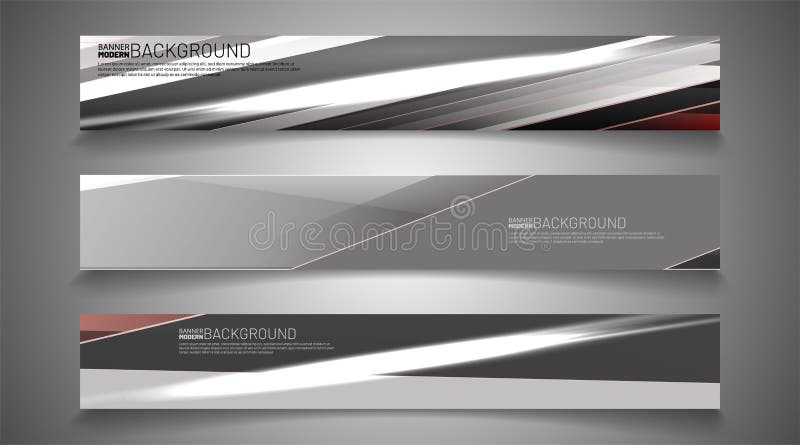 Vector Material Design Banner Background. Abstract Creative Concept ...