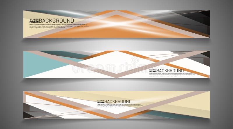 Vector Material Design Banner Background. Abstract Creative Concept ...