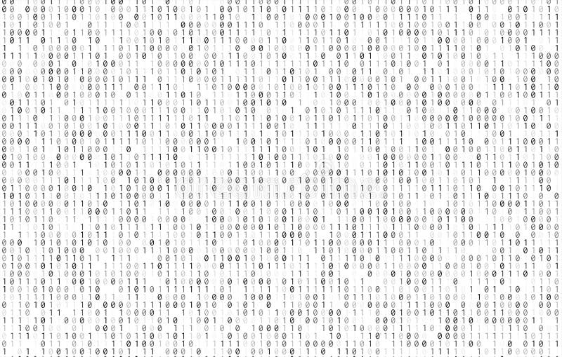 Vector Matrix Background. Stream of Greek Alphabet Symbols on Screen ...