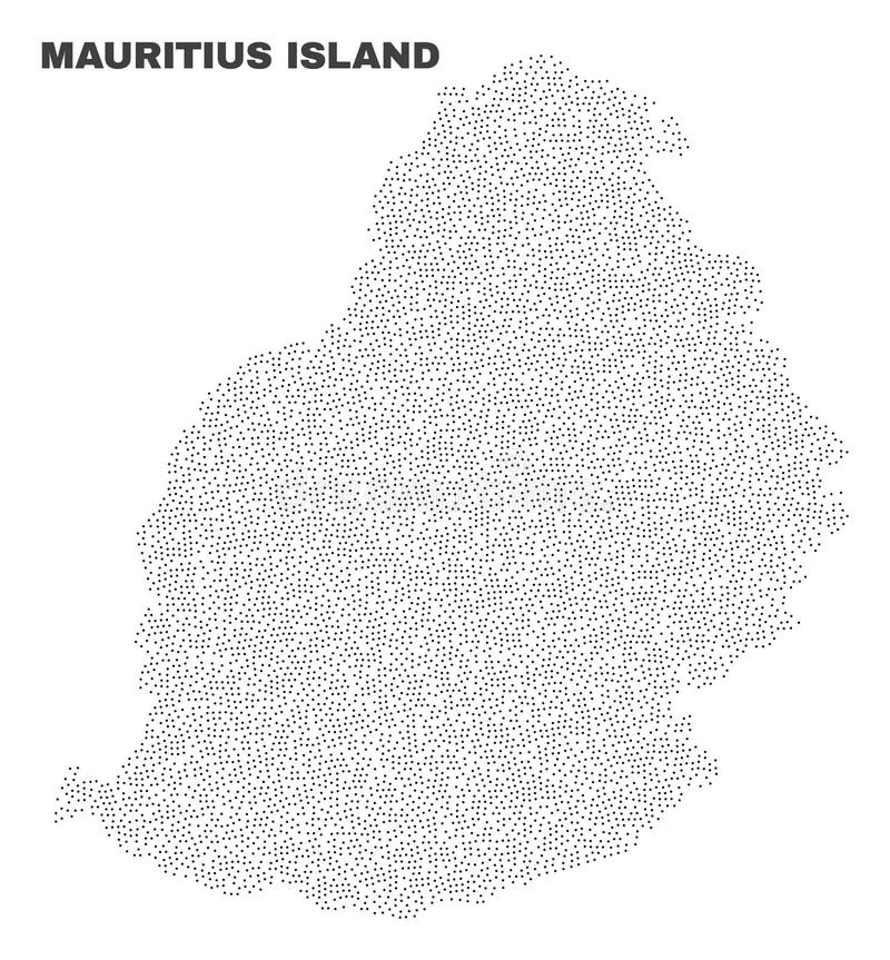 Mauritius - Map is Designed Rainbow Abstract Colorful Pattern, Republic ...