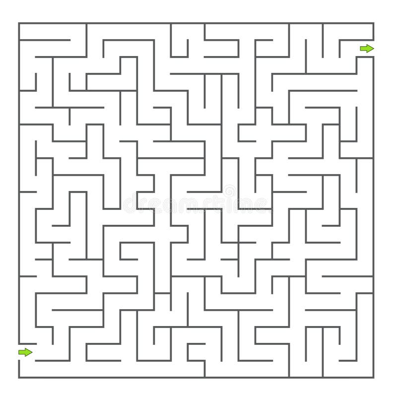 Vector maze stock vector. Illustration of corners, endless - 39486393
