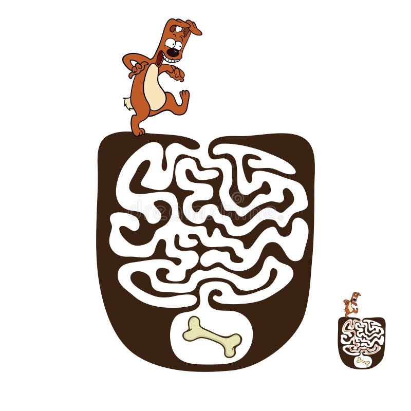 Maze Labyrinth Dog Stock Illustrations – 588 Maze Labyrinth Dog Stock ...