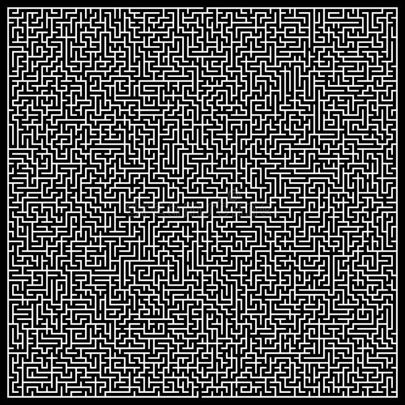 Vector Maze. Labyrinth with Entry and Exit. Stock Vector - Illustration ...