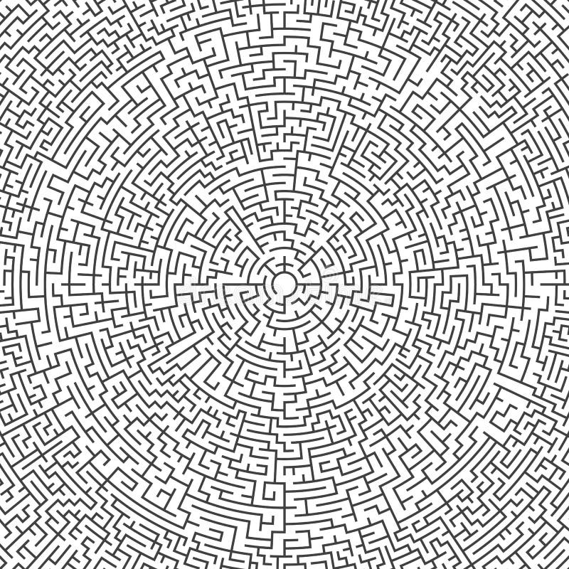 Vector Maze Labyrinth Greek Puzzle Pattern Ilustración del Vector ...