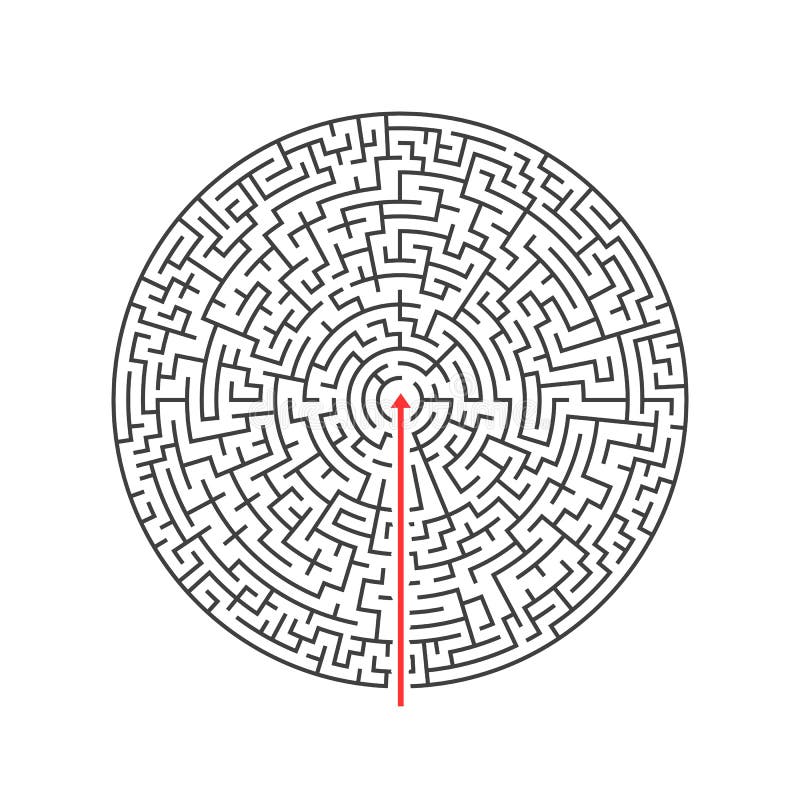 Vector Maze Labyrinth Greek Puzzle Pattern Stock Vector - Illustration ...