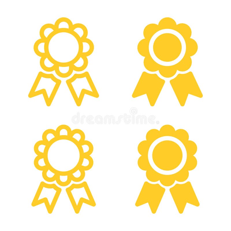 Medal icon, simple style stock vector. Illustration of material - 79888613