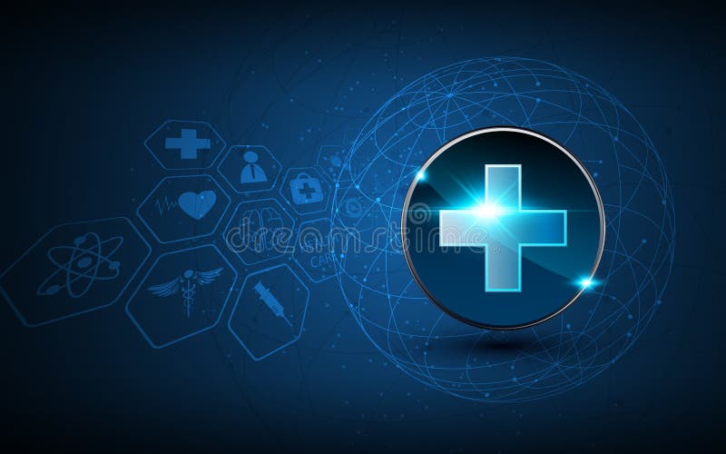 Vector Medical Technology Innovation Concept Design Background Stock ...