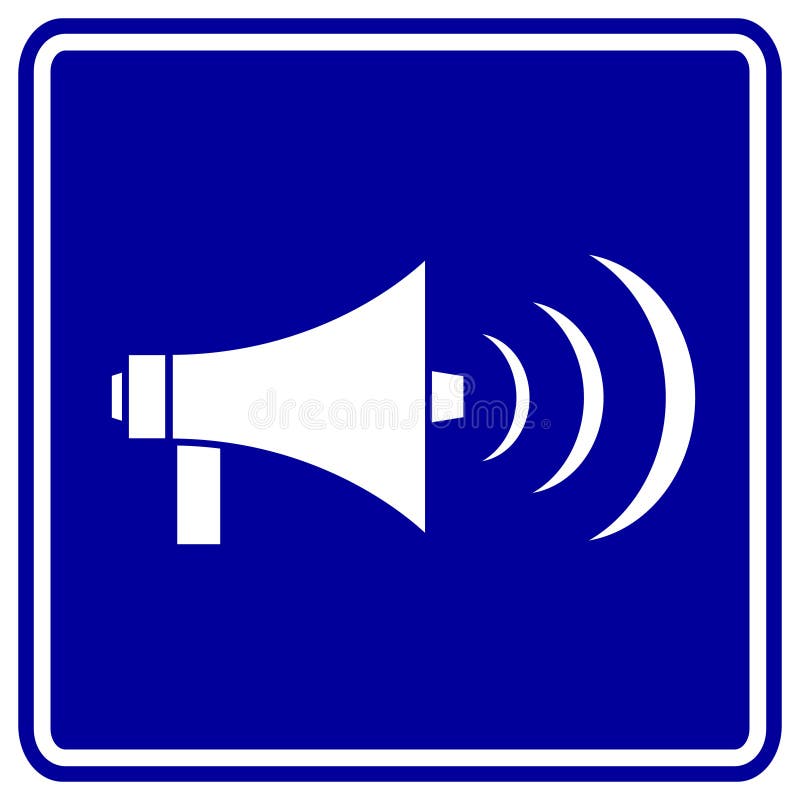 Vector Megaphon- Oder Megaphonzeichen Vektor Abbildung - Illustration ...