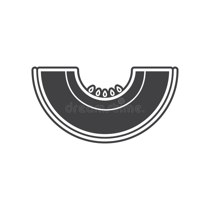 Vector Melon Icon. Element of Fruits and Vegatables for Mobile Concept ...