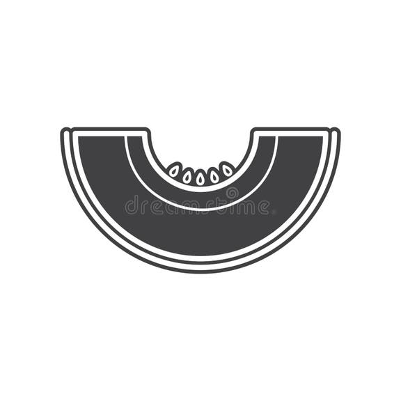 Vector Melon Icon. Element of Fruits and Vegatables for Mobile Concept ...