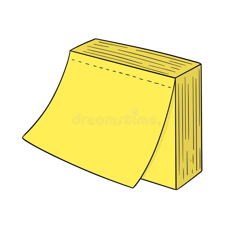 Vector set of memo note stock vector. Illustration of business - 121184192