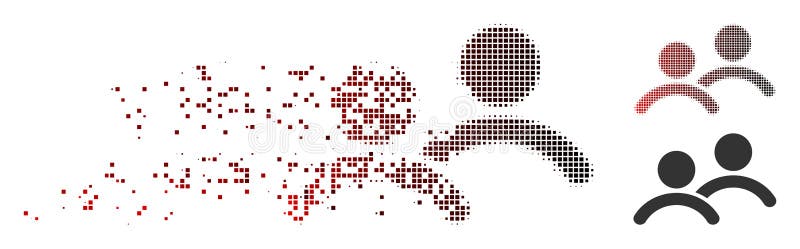 Disappearing Pixel Halftone Cyborg Server Node Icon Stock Vector ... Disappearing Pixel Halftone Cyborg Server Node Icon Stock Vector ...