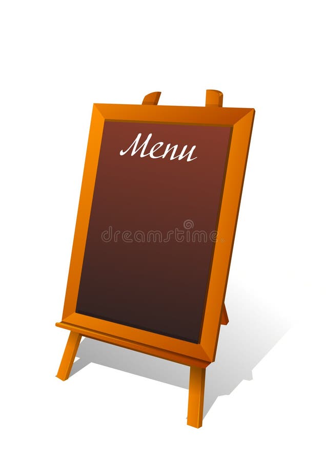 Vector menu board stock illustration. Illustration of cappuccino - 27711263