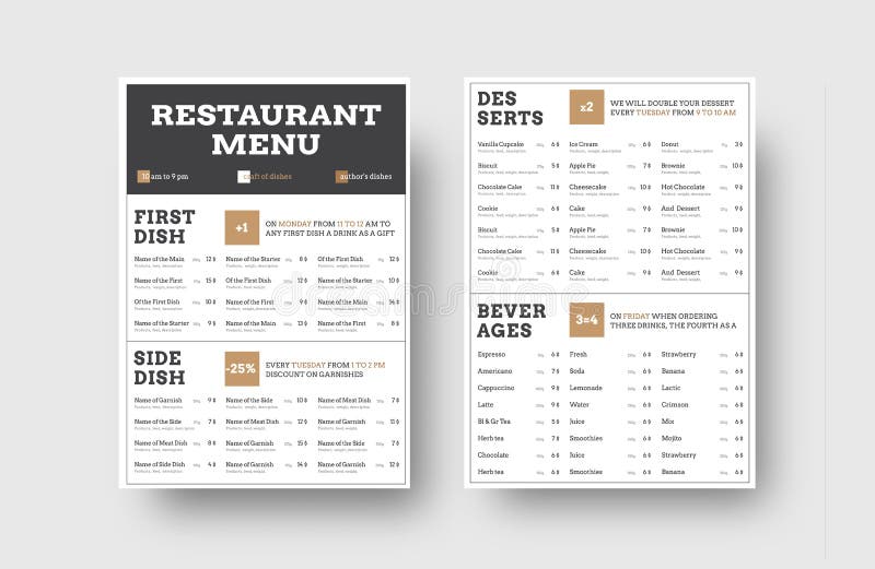 Cool Menu Formats