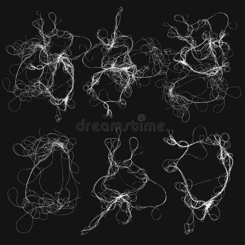 Vector messy threads stock vector. Illustration of seam - 18414828