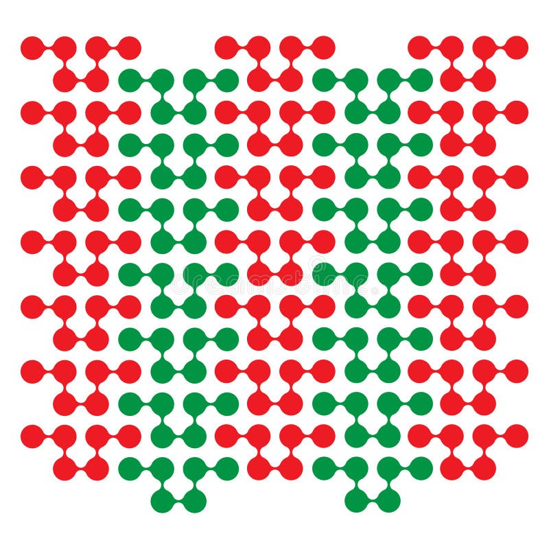 Vector Meta Ball Connect Dot Set. Molecule Chain. Circle Shapes ...