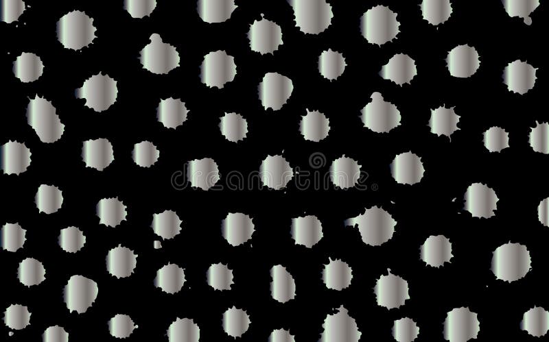 Metallic Silver Paint Splatter Stock Illustrations – 101 Metallic ...