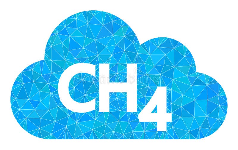 Vector Methane Gas Polygonal Icon Stock Vector - Illustration of ...