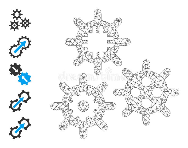 Mesh Carcass Micro Mechanics Icon Stock Vector - Illustration of ... Mesh Carcass Micro Mechanics Icon Stock Vector - Illustration of ...