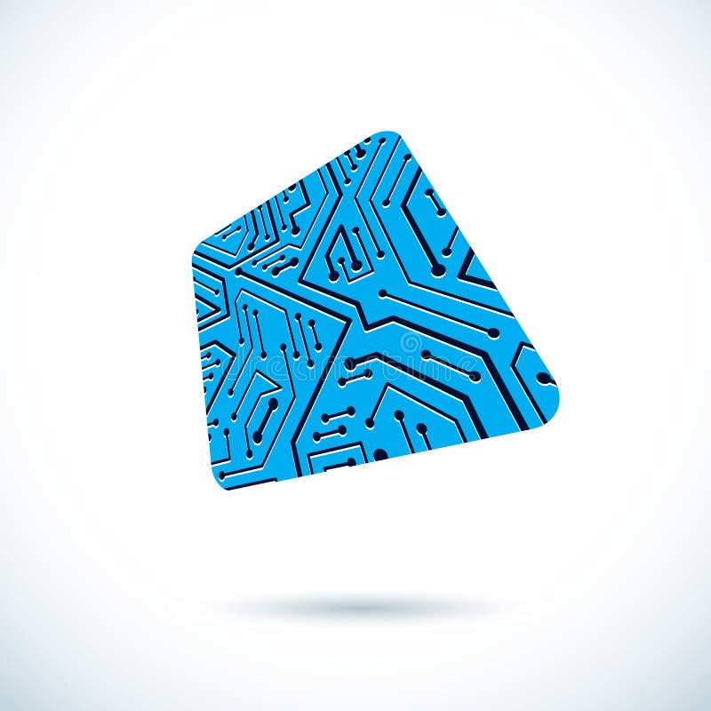 Vector Microchip Design, Cpu. Information Communication Technology ...